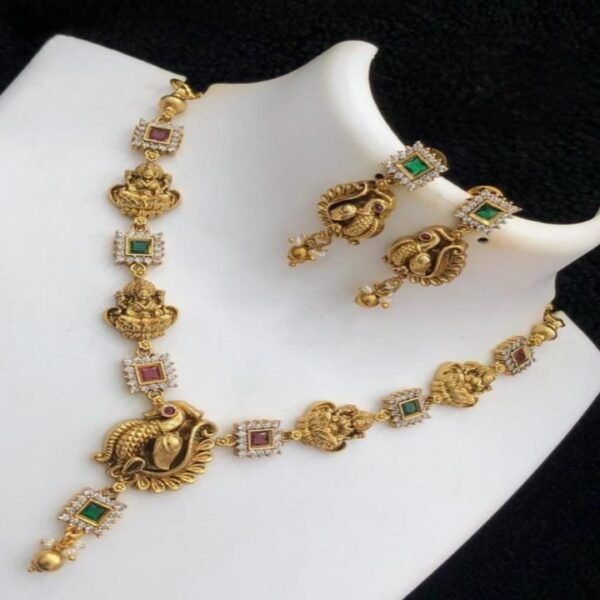 Premium quality matte finish necklace – Yash Collection