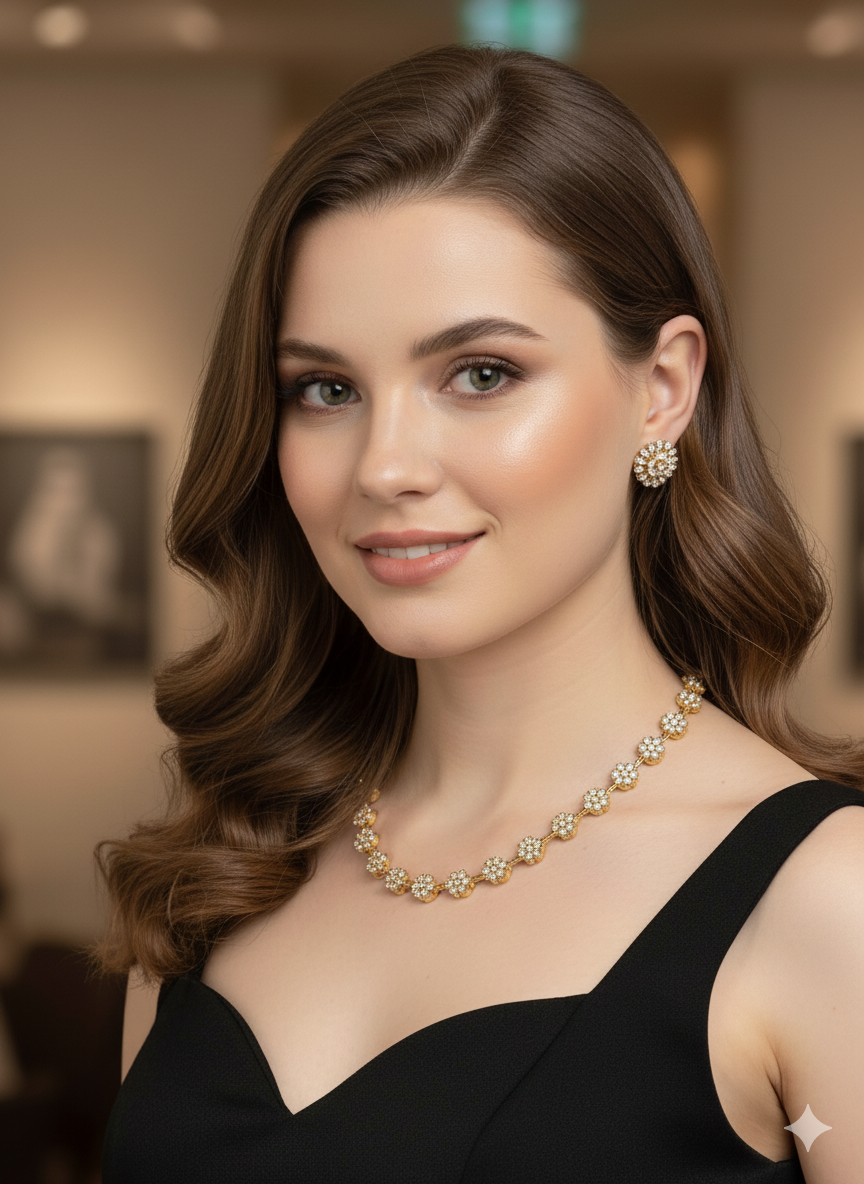 The Stella Necklace Set – Yash Collection